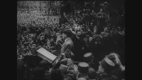 Adolf Hitler installed as a German chanc... | Stock Video | Pond5