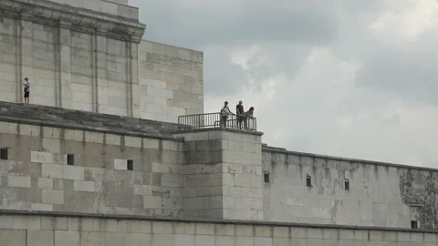 Adolf Hitlers podium, main grandstand, N... | Stock Video | Pond5