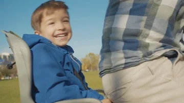 Adorable Little Boy with a Wide Smile wi... | Stock Video | Pond5