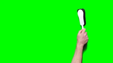 Green Screen Chroma Key Broom Stock Footage ~ Royalty Free Stock Videos ...