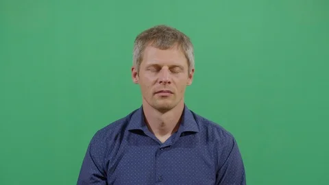 adult man blowing his brains out with ha... | Stock Video | Pond5