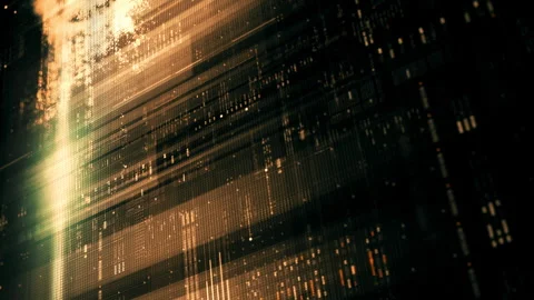 Advanced Data Matrix Simulation Vertical... | Stock Video | Pond5