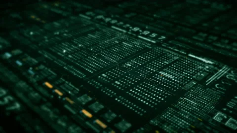 Advanced Data Matrix Web3 Simulation Hea... | Stock Video | Pond5