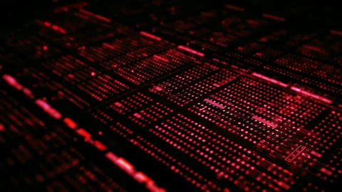 Advanced Data Matrix Web3 Simulation Hea... | Stock Video | Pond5