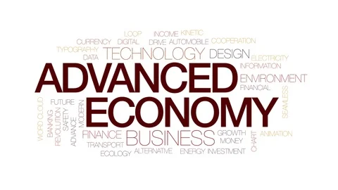Advanced economy animated word cloud. Ki... | Stock Video | Pond5