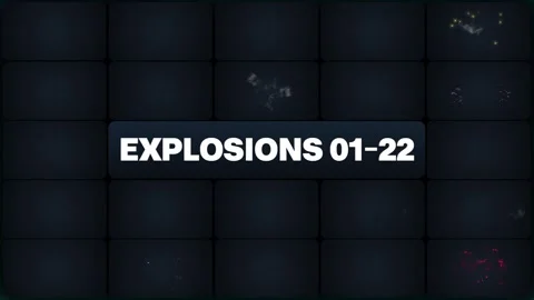 Advanced Explosions Pack for After Effects ~ After Effects #243412119