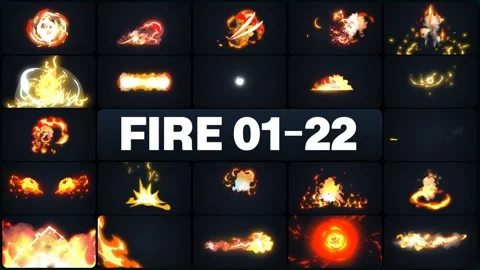 Advanced Fire Elements for After Effects ~ After Effects #242235165