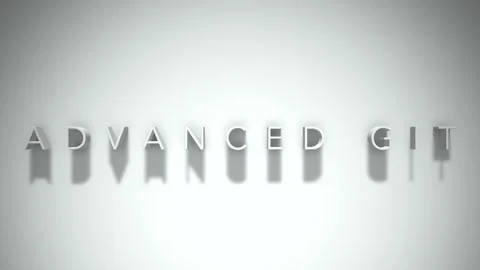 advanced git 3D title animation white te... | Stock Video | Pond5