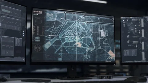 Advanced Satellite Intelligence Network ... | Stock Video | Pond5