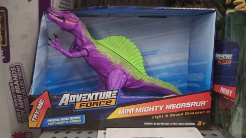 Adventure Force Mini Mighty Megasaur | Stock Video | Pond5