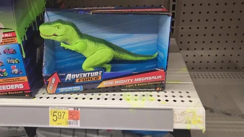 Adventure Force Mini Mighty Megaspur Toy... | Stock Video | Pond5