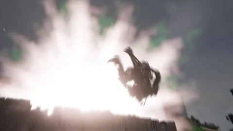 adventure of a military soldier escaping... | Stock Video | Pond5