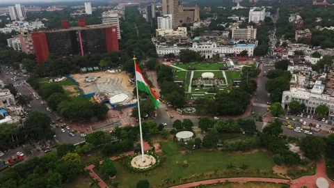 An aerial 360 degree shot of the Indian ... | Stock Video | Pond5