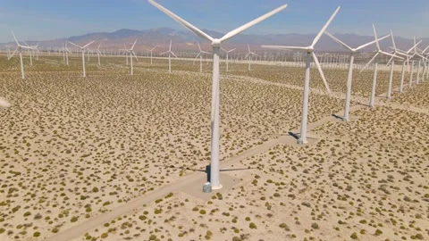 Aerial 4K footage of wind turbines in Pa... | Stock Video | Pond5