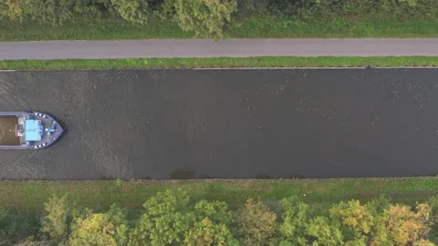 Aerial 4K top down Bird view shot with a... | Stock Video | Pond5