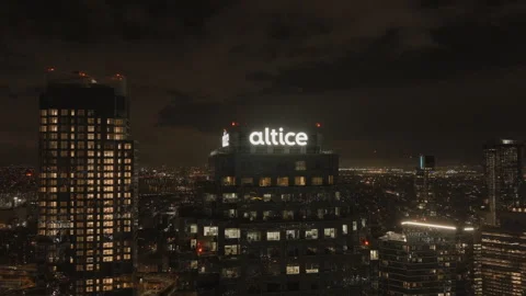 Aerial Altice Optimum Building 6K LOG @2... | Stock Video | Pond5