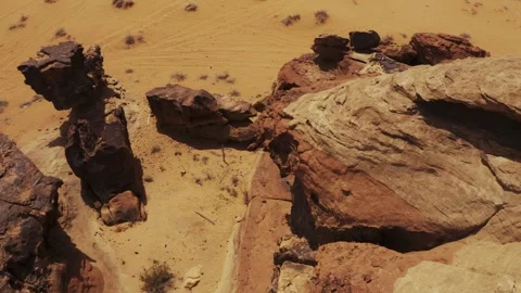 Aerial, Al'Ula Region, Saudi Arabia | Stock Video | Pond5