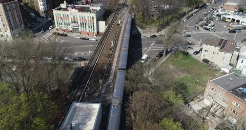 Aerial Close Up of Bronx Subway, New Yor... | Stock Video | Pond5
