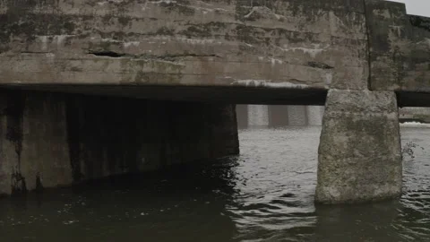 Aerial Delta Dam Aqueduct Rome NY 4K LOG | Stock Video | Pond5