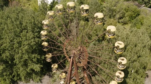 Chernobyl Ferris Wheel Google Earth