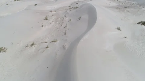 Aerial drone scene top view of desert wi... | Stock Video | Pond5