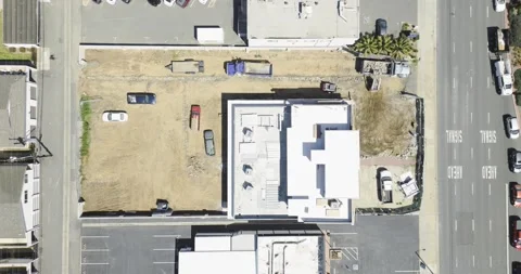 aerial drone time lapse top down view of... | Stock Video | Pond5