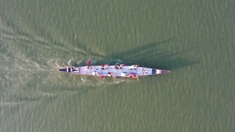 Rowing Aerial Stock Videos – Royalty-Free HD & 4K Videos