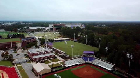 Aerial East Carolina Football Stadium fr... | Stock Video | Pond5