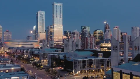 Edmonton Skyline Stock Video Footage | Royalty Free Edmonton Skyline ...