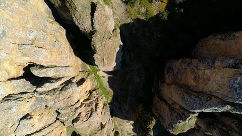 Aerial epic Lena pillars sharp high peak... | Stock Video | Pond5