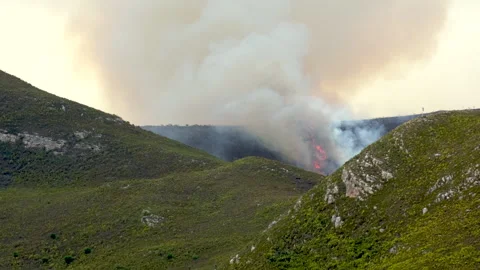 Aerial firefighting as helicopter with B... | Stock Video | Pond5