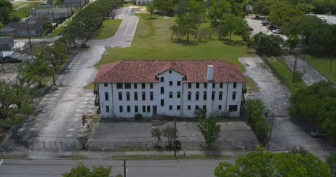 Aerial of the First Black hospital in Th... | Stock Video | Pond5
