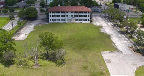 Aerial of the First Black hospital in Th... | Stock Video | Pond5