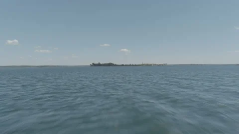 Aerial Flying Fast Over Water 4K LOG Pro... | Stock Video | Pond5