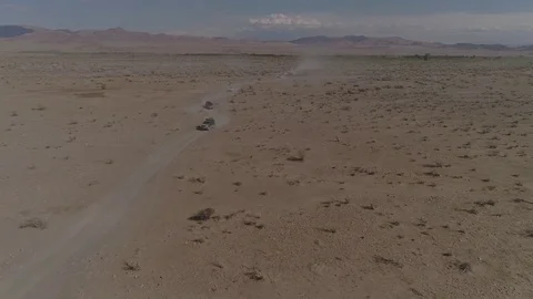 Aerial. Flying over Mongolian Altai. Des... | Stock Video | Pond5