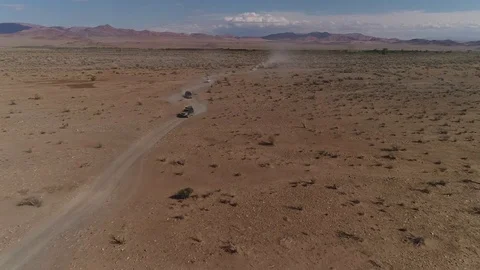 Aerial. Flying over Mongolian Altai. Des... | Stock Video | Pond5