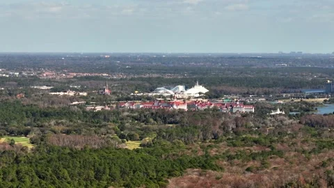 Disney World Orlando Aerial Stock Video Footage | Royalty Free Disney ...