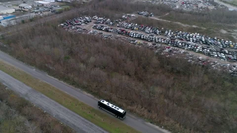 Aerial Forward Tilt Down Shot Of Motorho... | Stock Video | Pond5