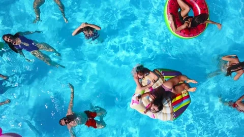 Swimming Party Stock Video Footage | Royalty Free Swimming Party Videos ...