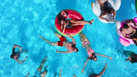 Swimming Party Stock Video Footage | Royalty Free Swimming Party Videos ...
