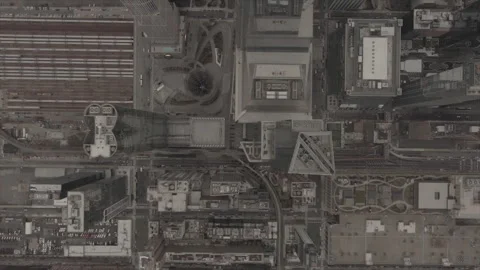 Aerial Hudson Yards The Edge Top Down Vi... | Stock Video | Pond5