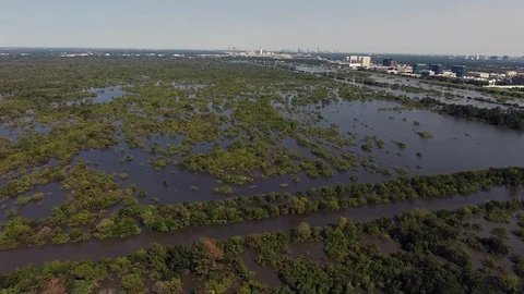 Hurricane Harvey Aerial Stock Video Footage | Royalty Free Hurricane ...