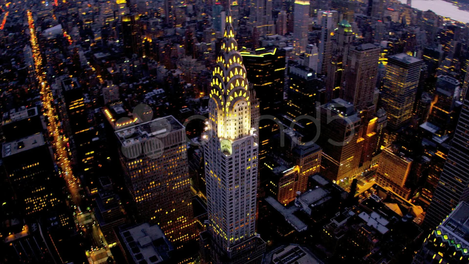 Chrysler Building At Night Hd