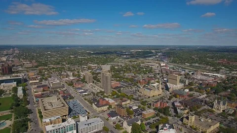 Aerial Indiana Indianapolis September 20... | Stock Video | Pond5