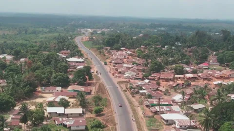 Aerial landscape of the african city of ... | Stock Video | Pond5