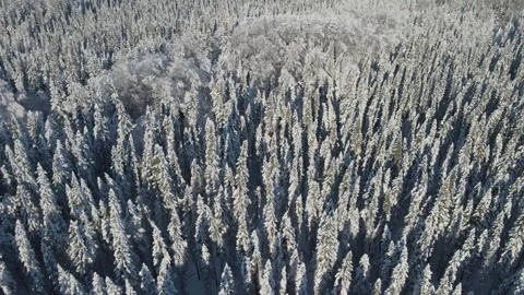 Aerial looking down at an angle into a s... | Stock Video | Pond5