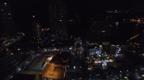 Aerial Miami Beach abstract architecture | Stock Video | Pond5
