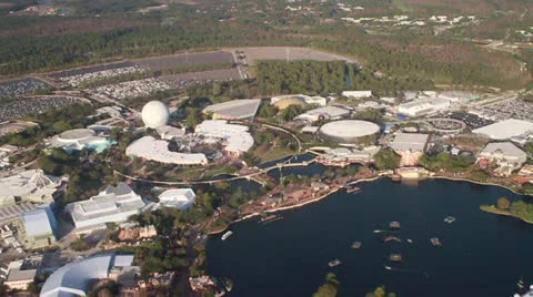 Disney World Orlando Aerial Stock Video Footage | Royalty Free Disney ...