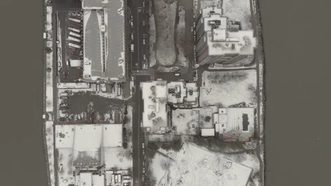 Aerial NYC Roosevelt Island Top Down Vie... | Stock Video | Pond5