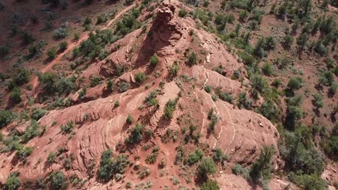Aerial Over Boynton Pass Vortex, Sedona ... | Stock Video | Pond5